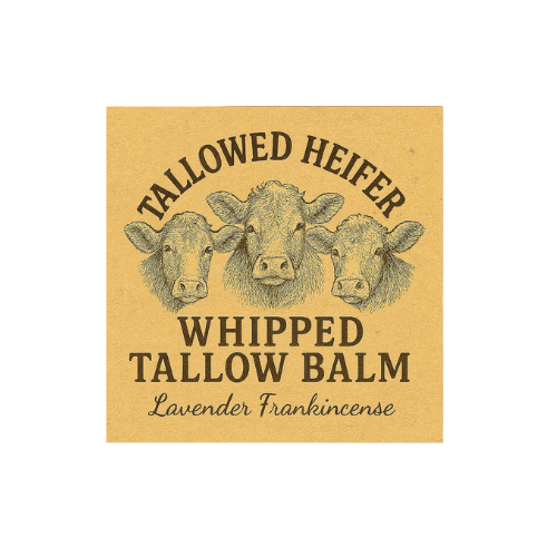 Whipped Tallow Balm – Lavender Frankincense – Tallowed Heifer